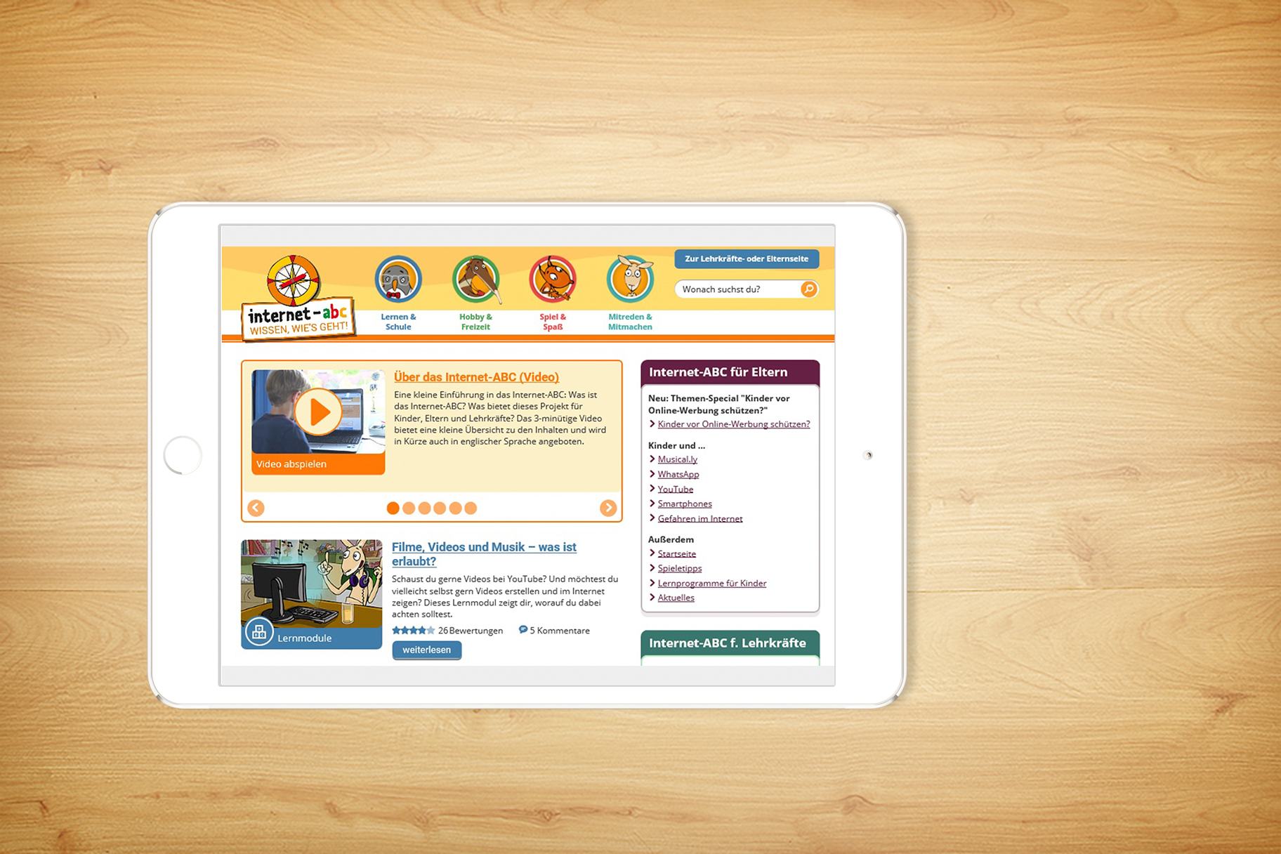 Internet-ABC Lernmodul "Suchen und Finden im Internet" - DigiBitS ...