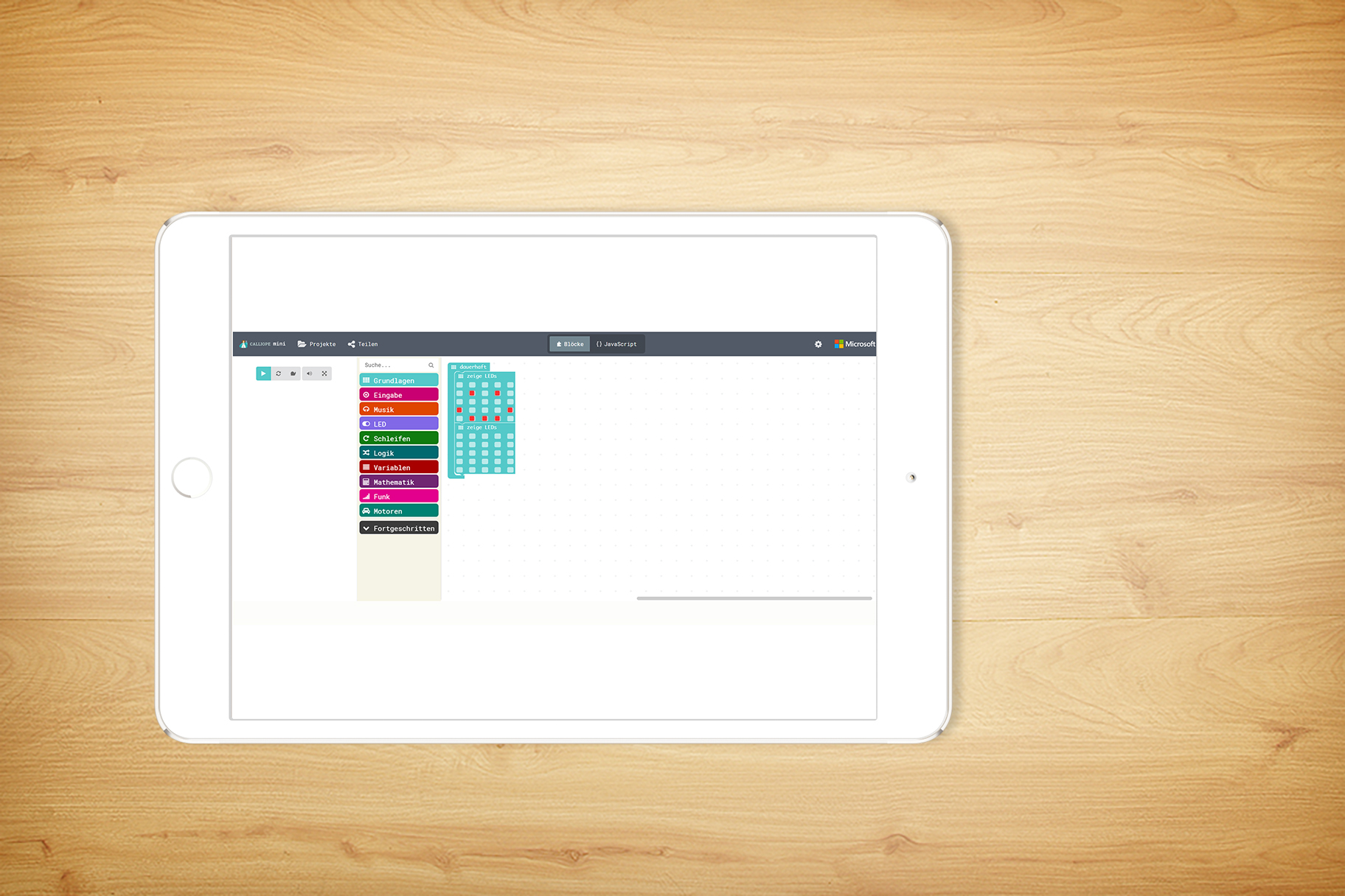 Für Coding-Fortgeschrittene: Der MakeCode-Editor - DigiBitS - DigiBitS