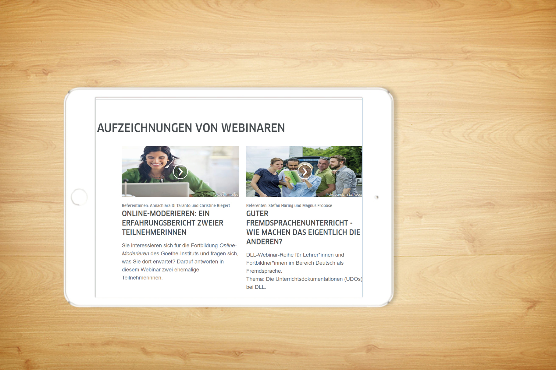 Goethe-Institut: Webinare und Methoden für den digitalen Unterricht ...